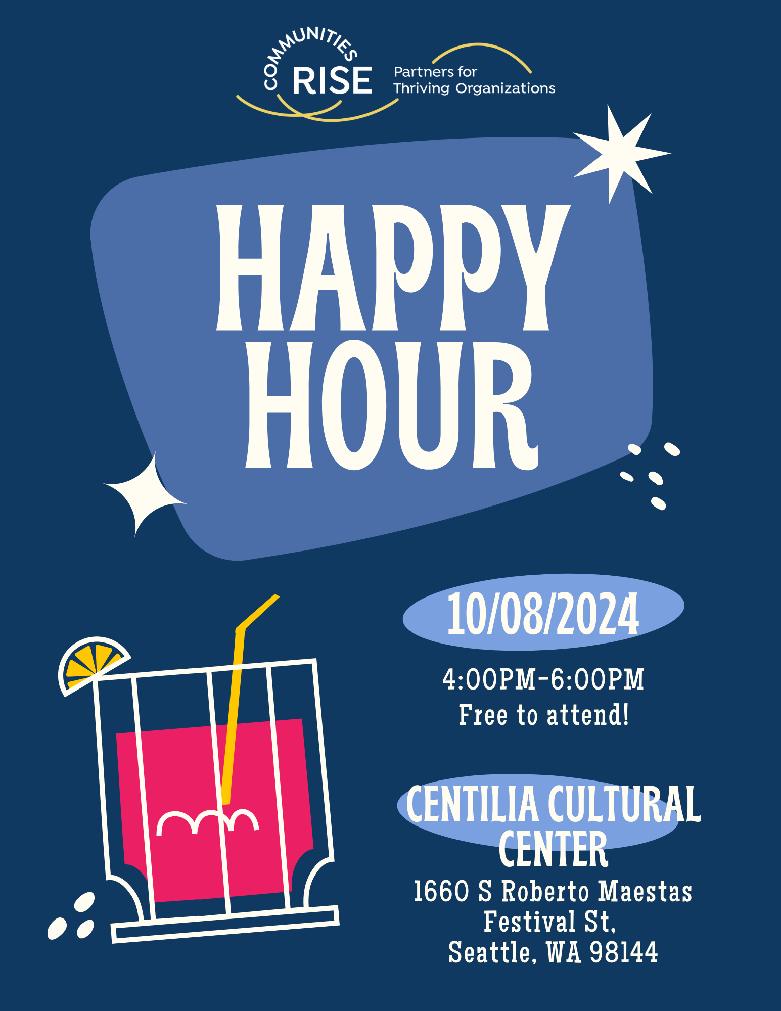 Communities Rise Happy Hour 2024 - Communities Rise